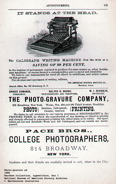 Carbons to Computers: Typewriters