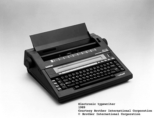 Carbons to Computers: Typewriters