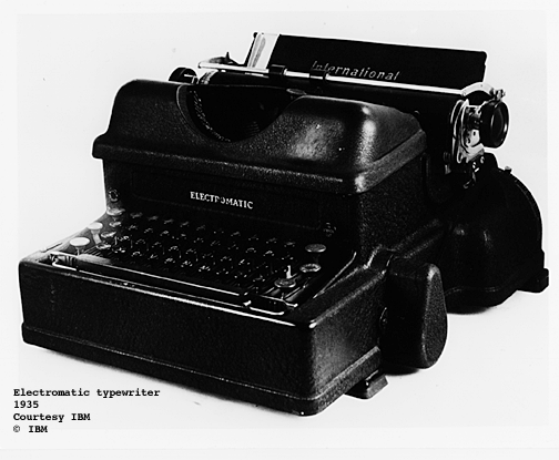 Carbons to Computers: Typewriters